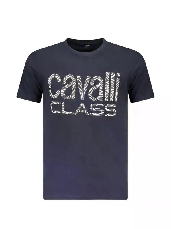 Roberto Cavalli Zebra-print Logo T-shirt