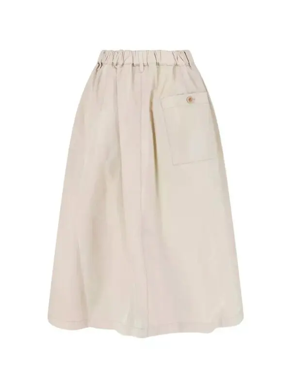 Aspesi Pleated A-line Skirt