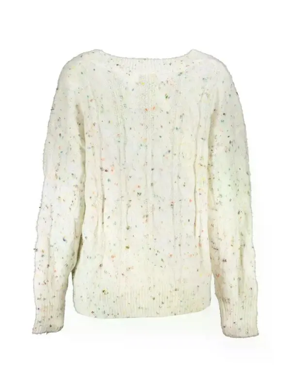 Desigual Cable-knit Speckled Sweater
