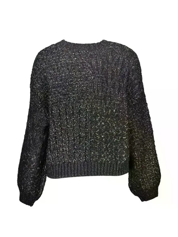Desigual Cable-knit Balloon-sleeve Sweater