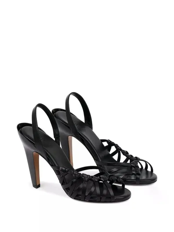 Chloé Estra Heeled Sandals - Black