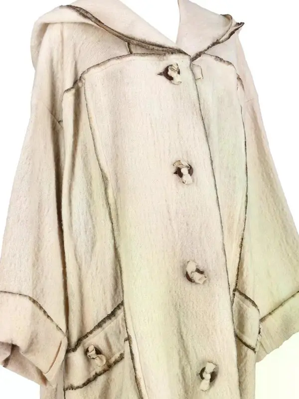 Issey Miyake Hooded Toggle-fastening Coat