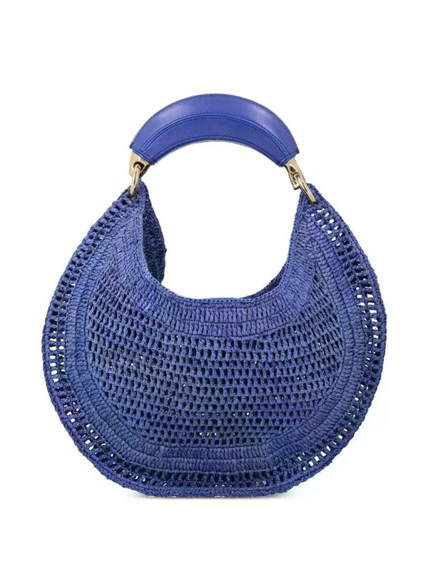 Chloé Embroidered Shoulder Bag - Blue