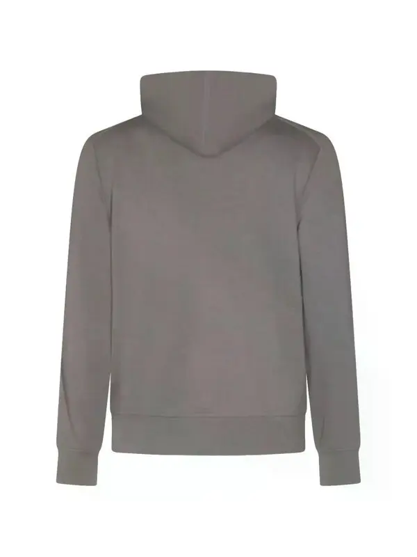 K-WAY Logo-patch Zip-up Hoodie - Grey