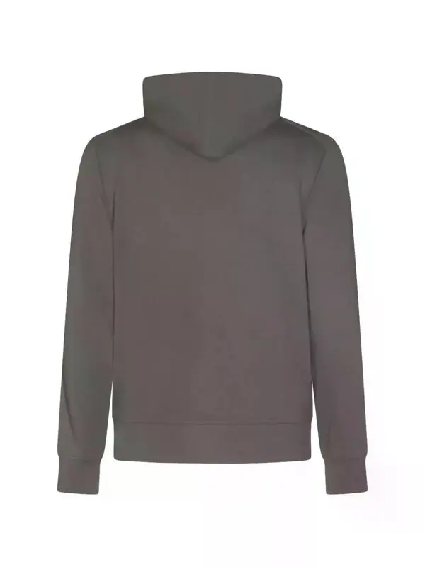 K-WAY Logo-patch Zip-up Hoodie - Grey
