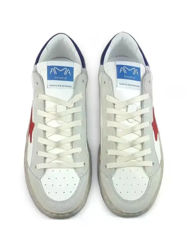 AMA-BRAND Star-patch Low-top Sneakers