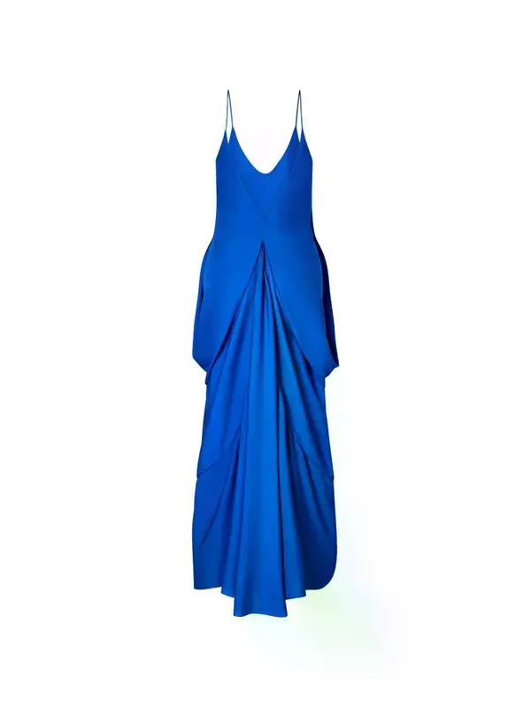 Giorgio Armani Georgette Draped Dress