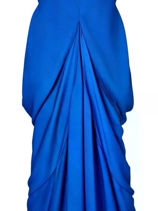 Giorgio Armani Georgette Draped Dress