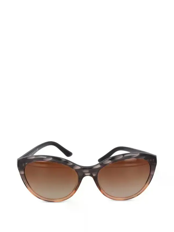 Giorgio Armani Tortoiseshell-effect Cat-eye Sunglasses - Grey