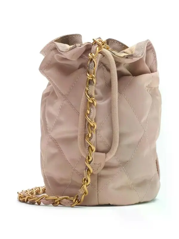 Burberry Horseshoe Reversible Pouch - Pink