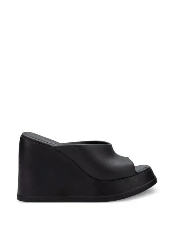 Melissa Free Slip Wedge Sandals - Black