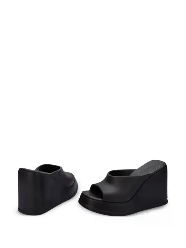 Melissa Free Slip Wedge Sandals - Black