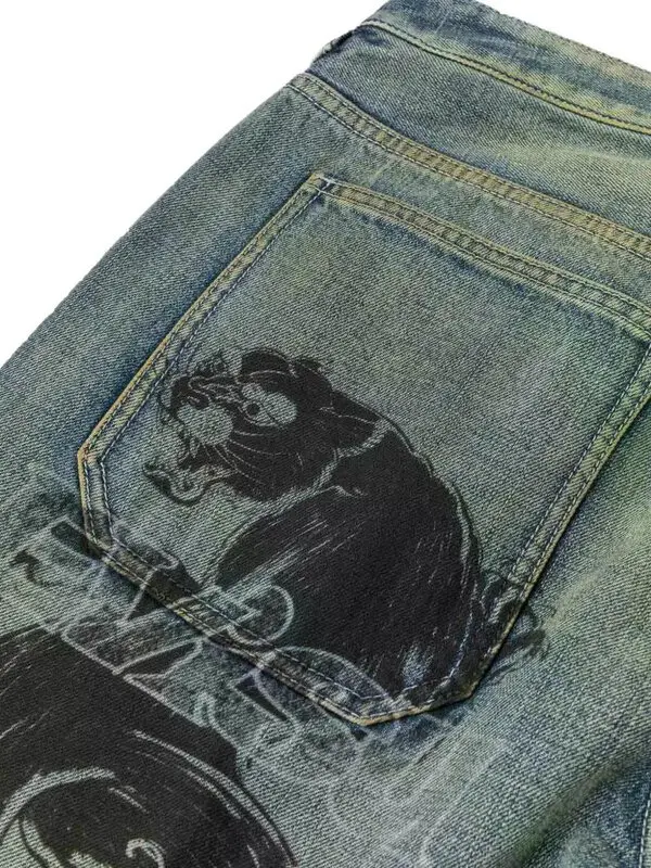 EVISU Graphic-print Jeans