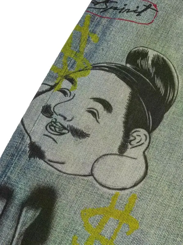 EVISU Graphic-print Jeans
