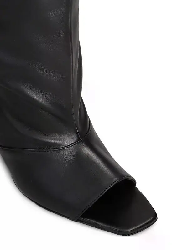 IRO PARIS Open-toe Leather Boots