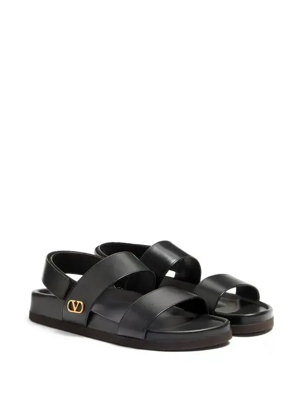 Valentino Garavani Studshield Sandals - Black