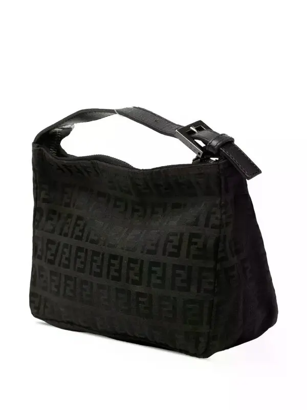 Fendi 20th Century Zucchino Canvas Handbag - Grey