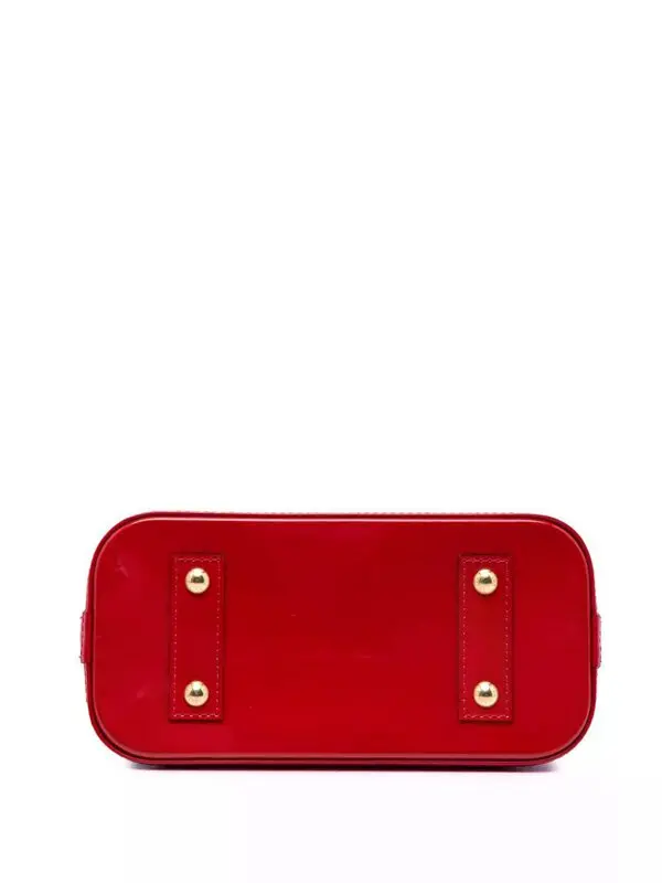 LOUIS VUITTON 2016 Monogram Vernis Alma Bb Satchel