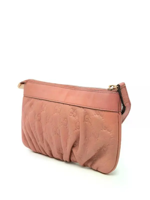 Gucci 2000-2015 Guccissima Wristlet Clutch Bag