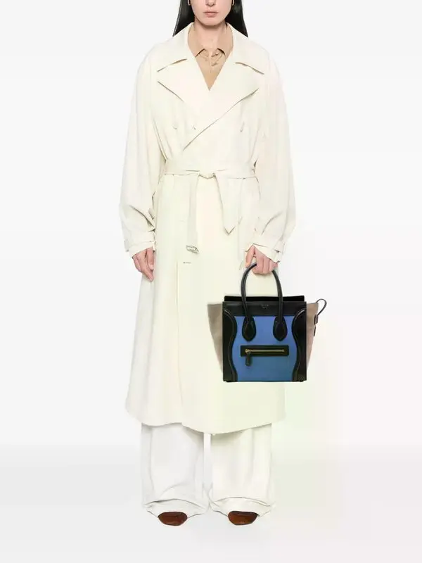 Celine 2012 Micro Tricolor Luggage Tote Bag
