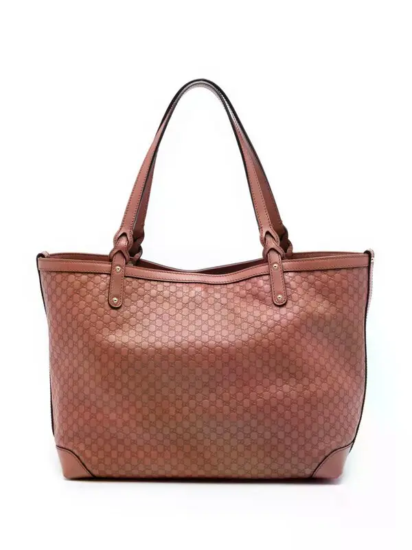Gucci Medium Craft Tote Bag - Brown