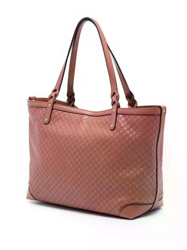 Gucci Medium Craft Tote Bag - Brown