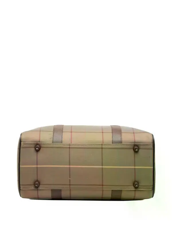 Burberry Vintage Check Canvas Boston #277361B33B BURBERRY CANVAS GOUSE CHECK BOSTON HANDBAG – Caroline main image 3