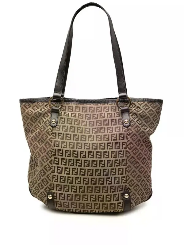 Fendi 2000-2010 Zucchino Canvas Tote Bag