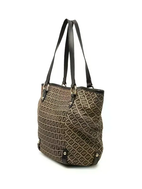 Fendi 2000-2010 Zucchino Canvas Tote Bag