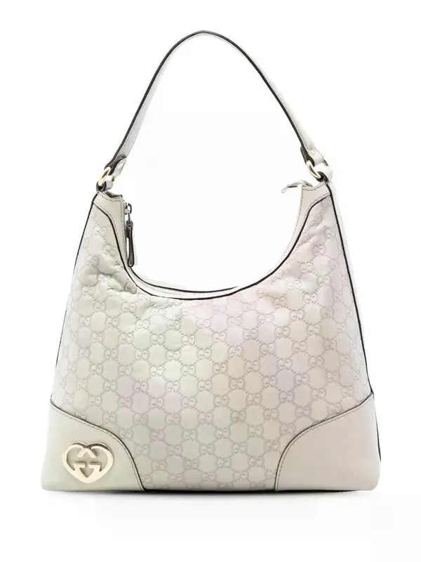 Gucci 2016-2026 Guccissima Lovely Shoulder Bag - White