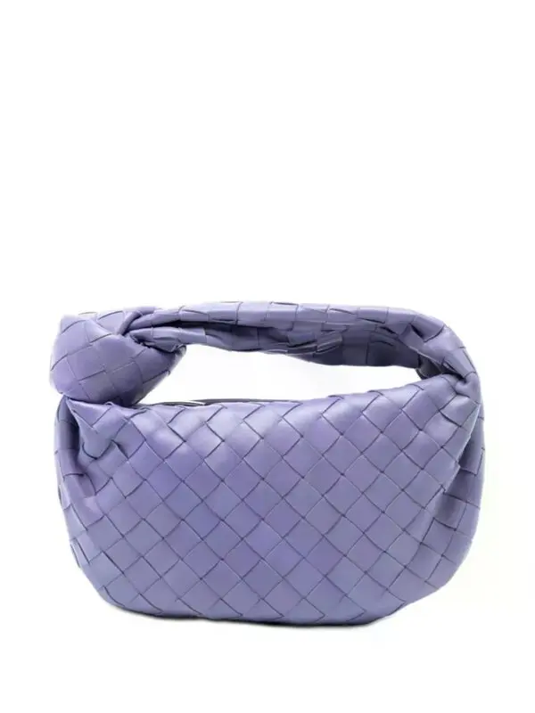 Bottega Veneta 2012-2026 Mini Nappa Intrecciato Jodie Hobo Bag - Purple