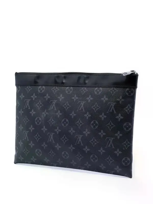 LOUIS VUITTON 2019 Monogram Eclipse Discovery Pochette Gm