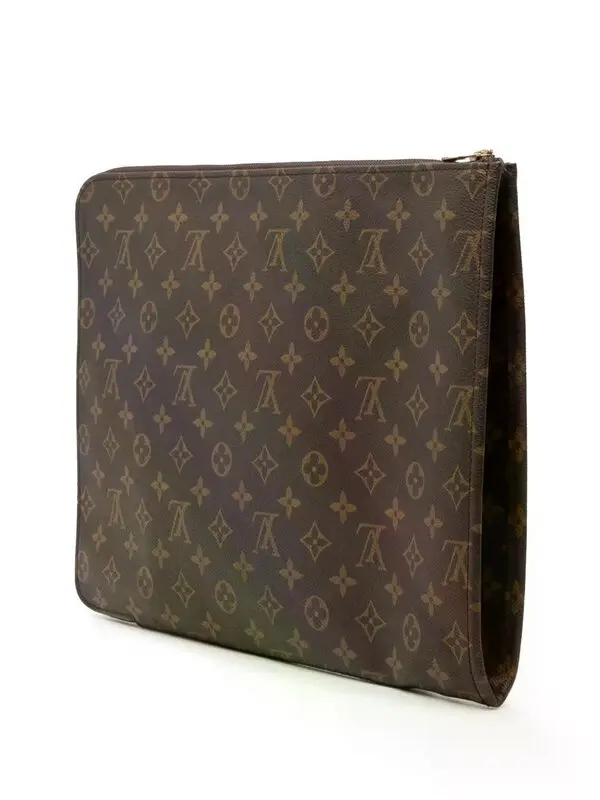 LOUIS VUITTON 1990 Monogram Poche Documents Portfolio