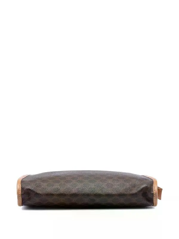 Celine 2012 Macadam Coated Canvas Clutch