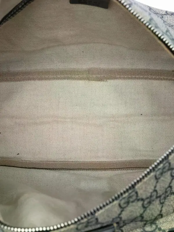 Gucci Gg Supreme Double Pocket Crossbody Bag
