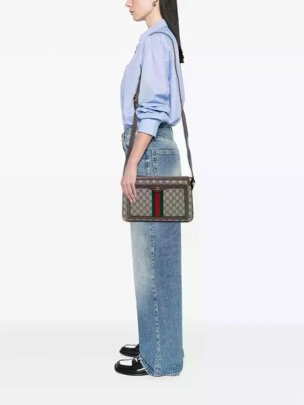 Gucci Medium Gg Supreme Ophidia Crossbody Bag
