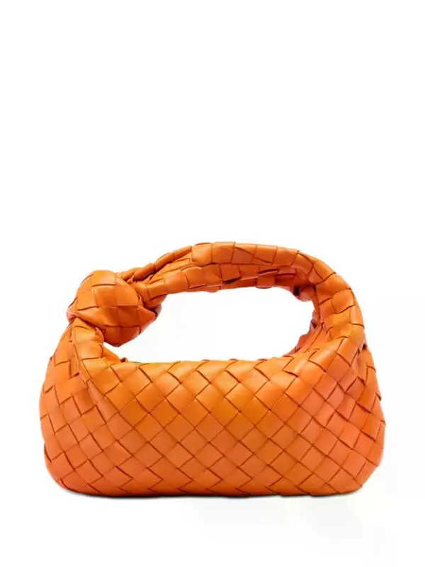 Bottega Veneta 2012-2025 Mini Nappa Intrecciato Jodie Hobo Bag - Orange