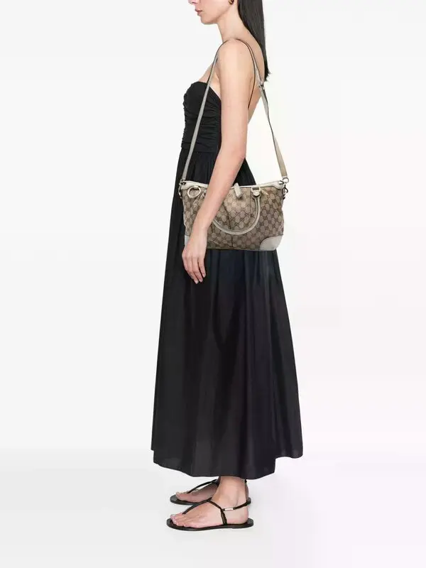 Gucci Gg Canvas Sukey Satchel - Neutrals