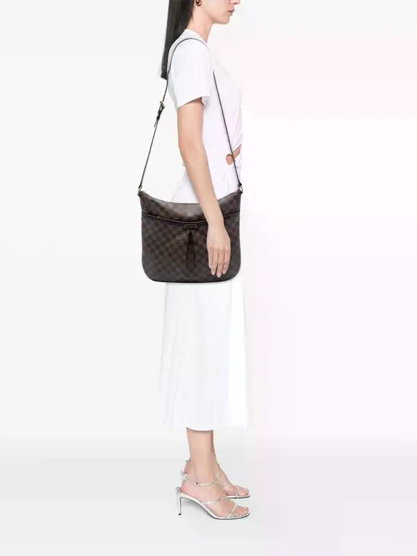 LOUIS VUITTON Damier Ebene Bloomsbury Gm Crossbody Bag