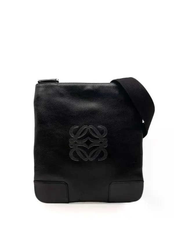 Loewe 2009 Leather Anagram Crossbody Bag