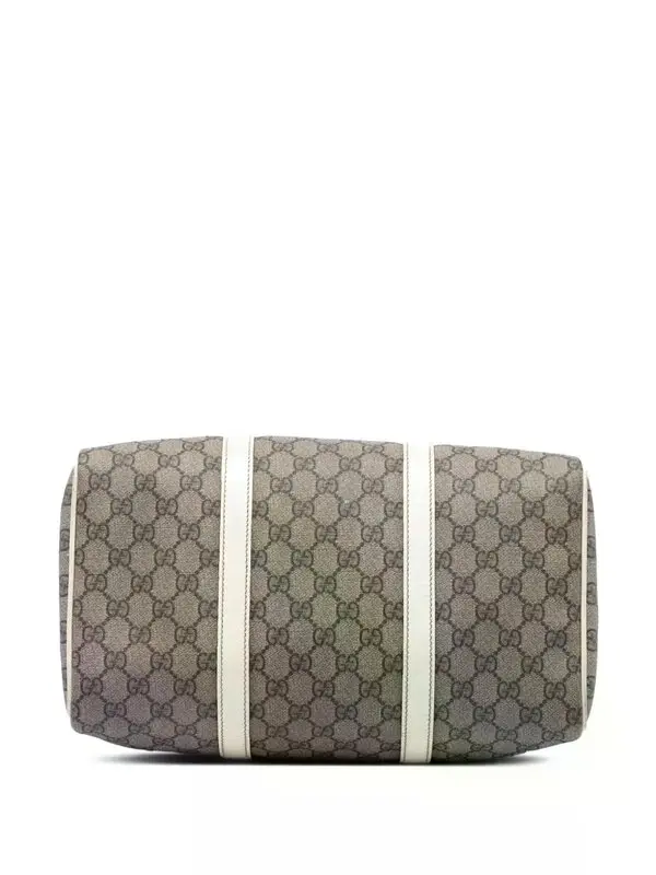 Gucci Gg Supreme Joy Boston Bag - White