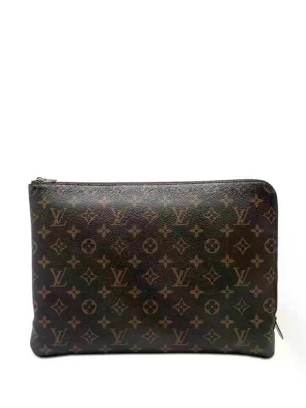 LOUIS VUITTON 2018 Monogram Etui Voyage Mm Clutch - Brown