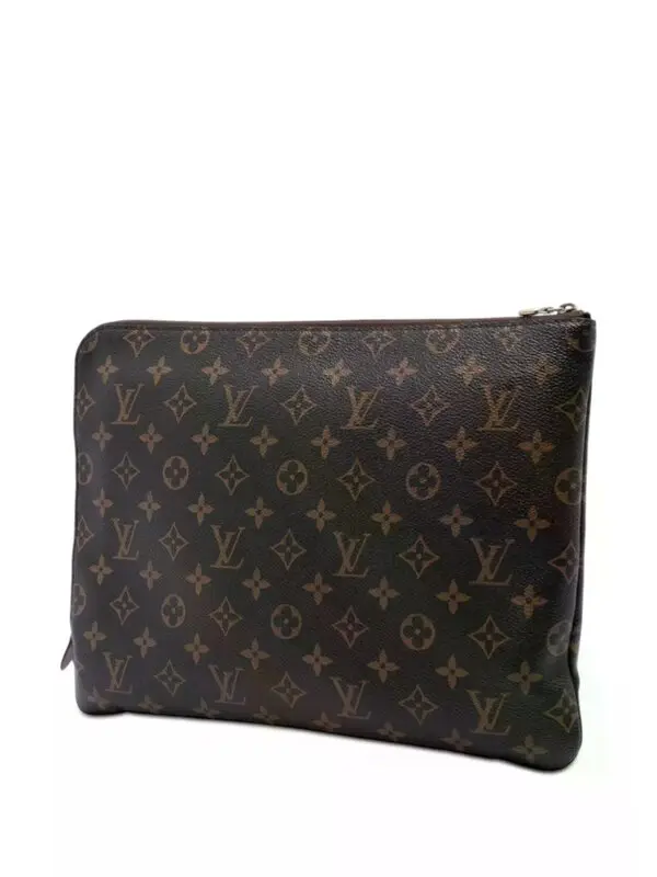 LOUIS VUITTON 2018 Monogram Etui Voyage Mm Clutch - Brown