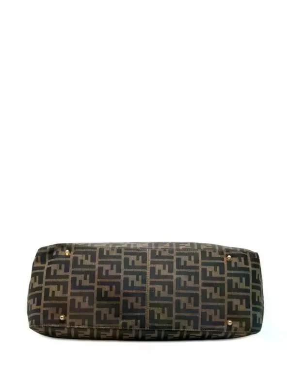Fendi 2000-2010 Zucca Canvas Twins Tote Bag
