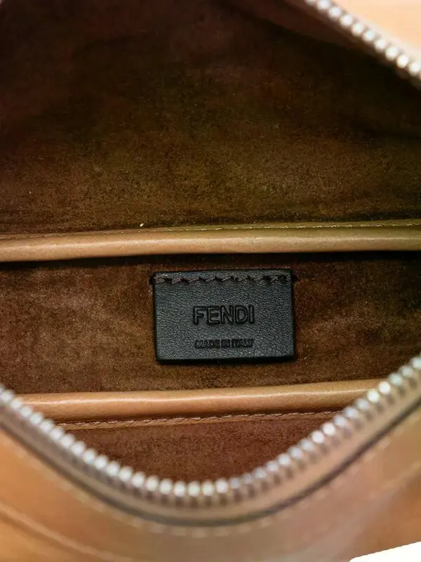 Fendi 2010-2026 Mini Calfskin Simply Shoulder Bag - Brown