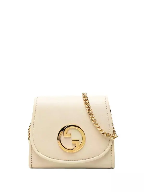 Gucci 2000-2015 Medium Calfskin Blondie Wallet On Chain Crossbody Bag - White