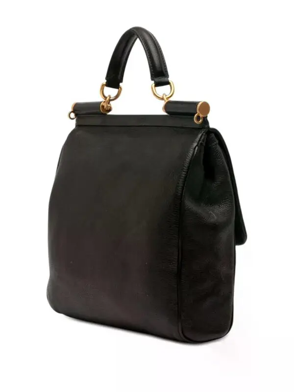 Dolce & Gabbana Calfskin Flat Sicily Satchel