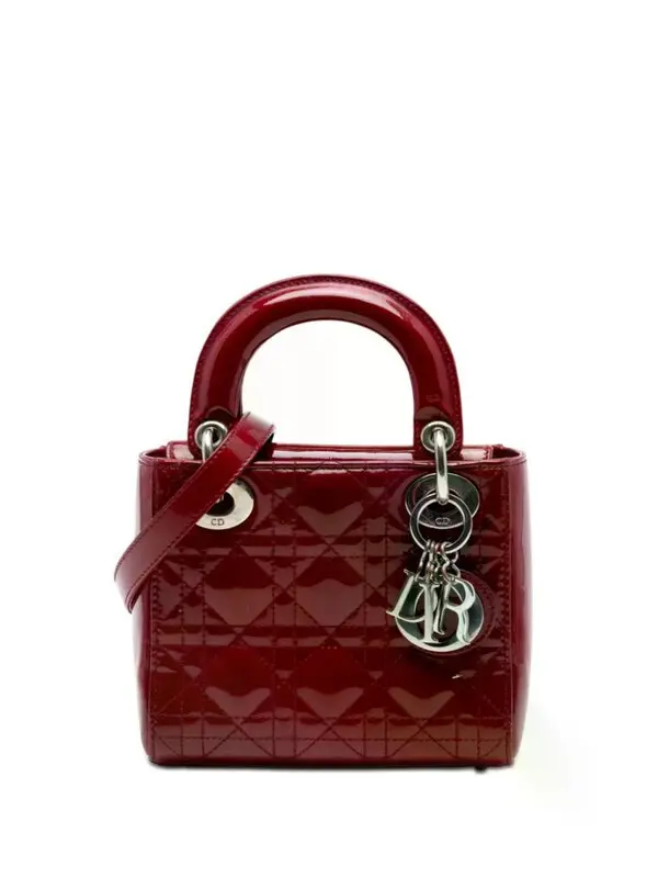 Dior 2014 Mini Lady Satchel - Red