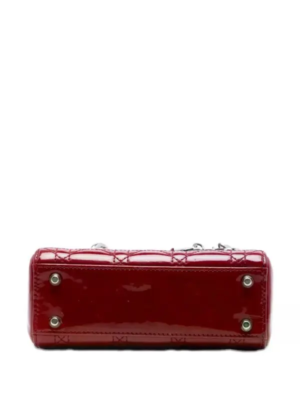 Dior 2014 Mini Lady Satchel - Red