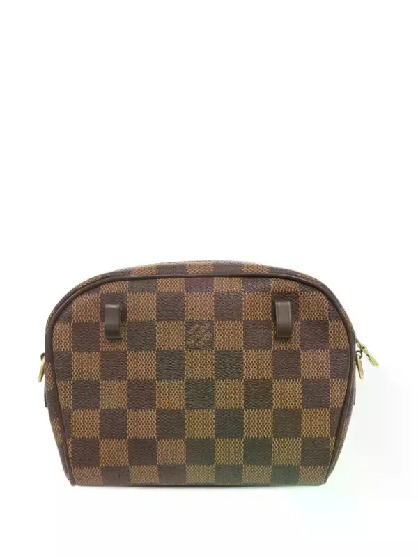 LOUIS VUITTON Damier Ebene Ipanema Pochette Crossbody Bag - Brown